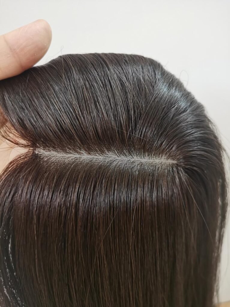 Golden Locks European Human Hair Silk Topper With Wefted Back- Cuticle ...