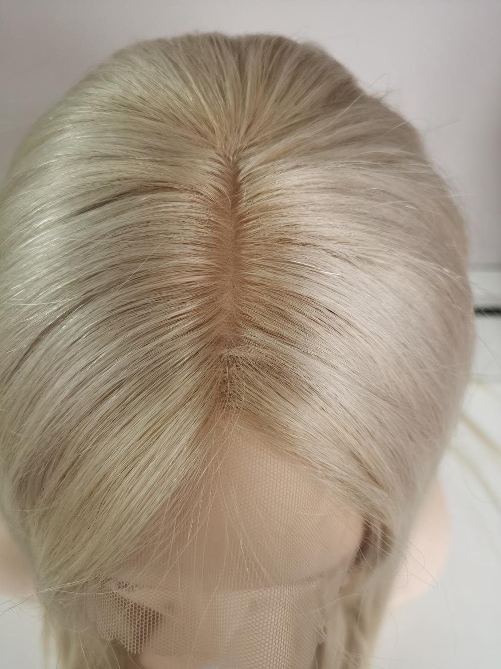 Silk Top Full Lace Wig with Grade Silicone Base and 100% Virgin Hair ...