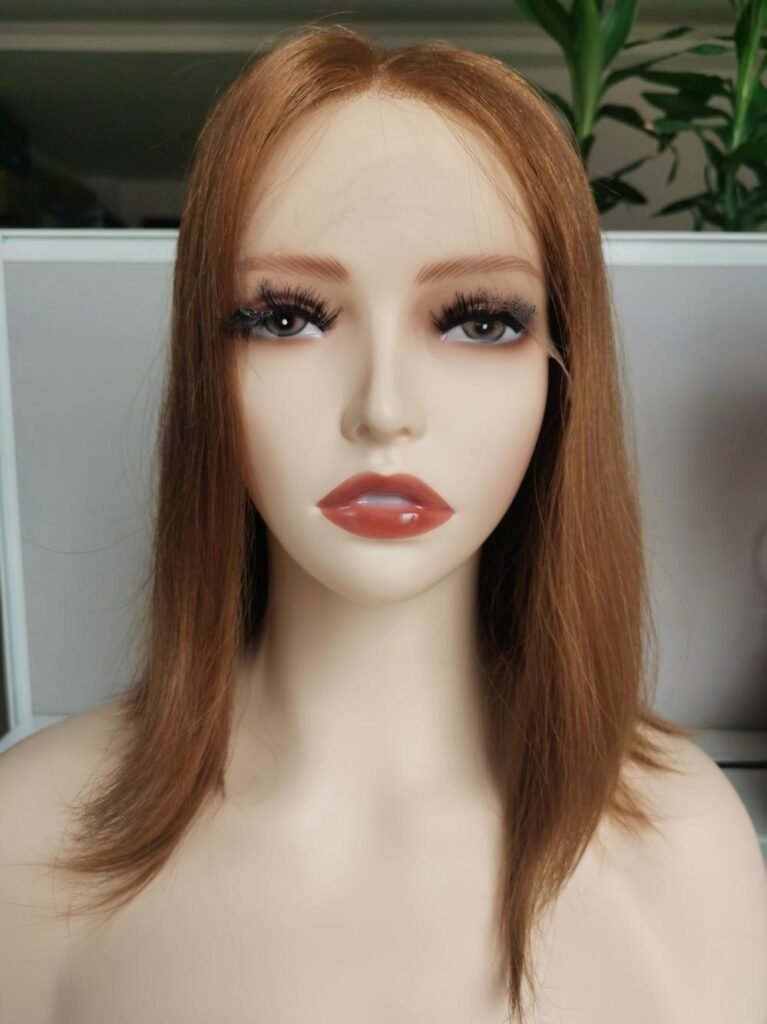 Luxurious Layered Sheitel with 100% Unprocessed Human Hair, Swiss Lace ...