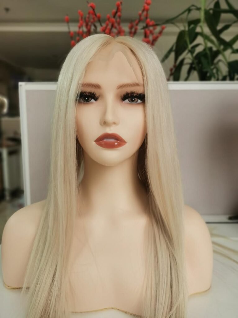 Silk Top Full Lace Wig with Grade Silicone Base and 100% Virgin Hair ...